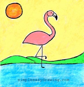 How to Draw a Flamingo Step by Step | Simple Easy Drawing - Simple Easy ...