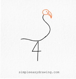 How to Draw a Flamingo Step by Step | Simple Easy Drawing - Simple Easy ...