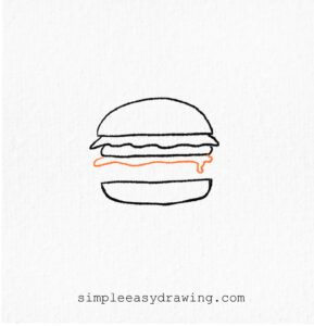 How to draw a hamburger step by step | Simple Easy Drawing - Simple ...