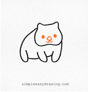How to Draw a Wombat | Simple Easy Drawing